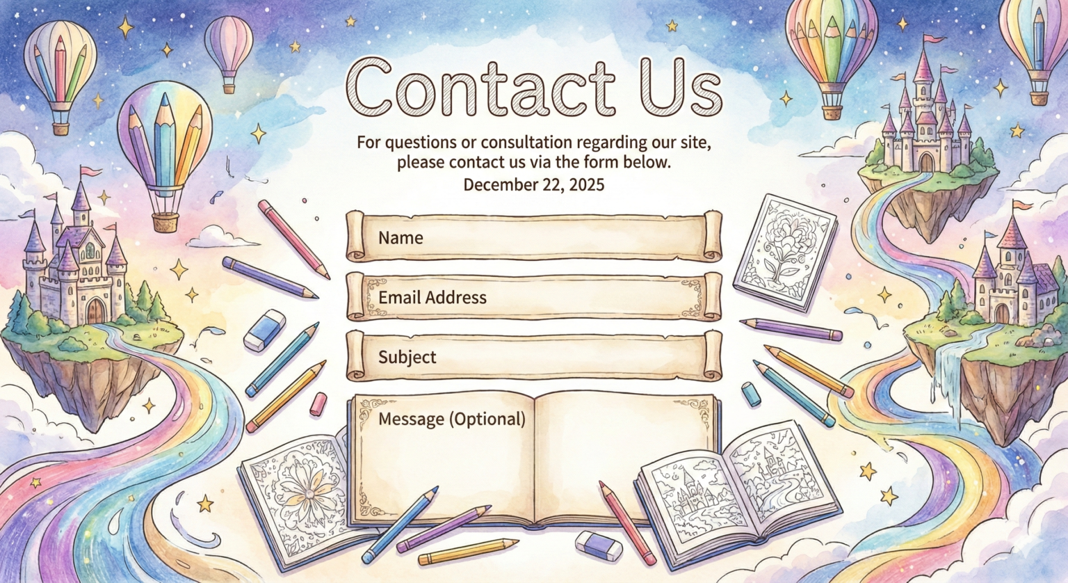 Contact - Dream Coloring Journey | Coloring Guides for Adults & Families