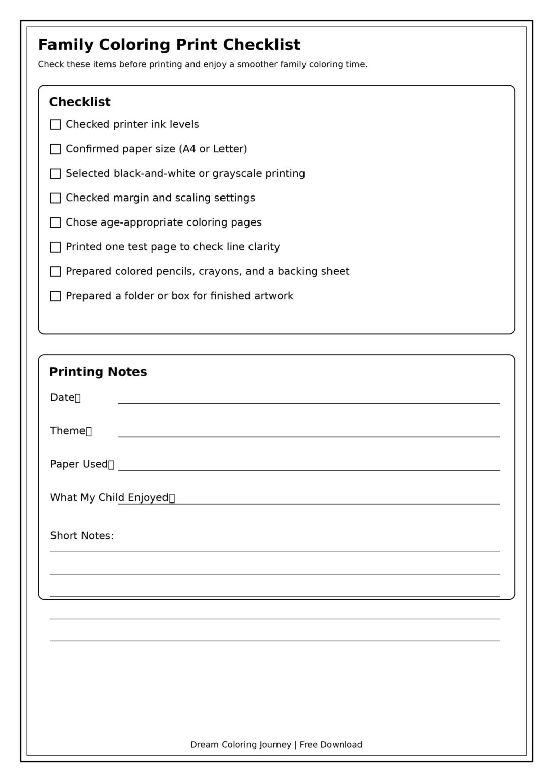 A Parent’s Guide to Printing Coloring Pages at Home: Paper, Printer ...